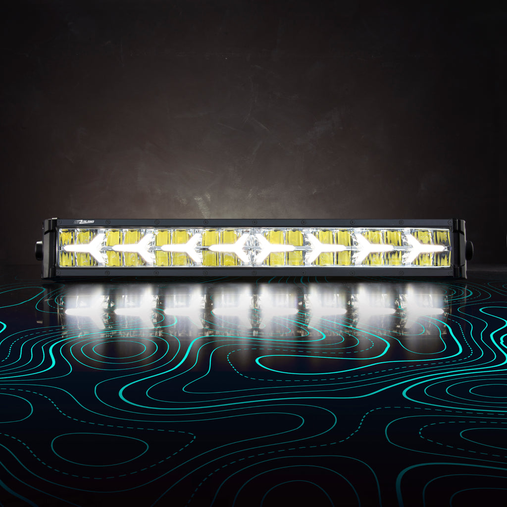 22 Inch LED light bar double row | DRL | Flatout Offroad NZ