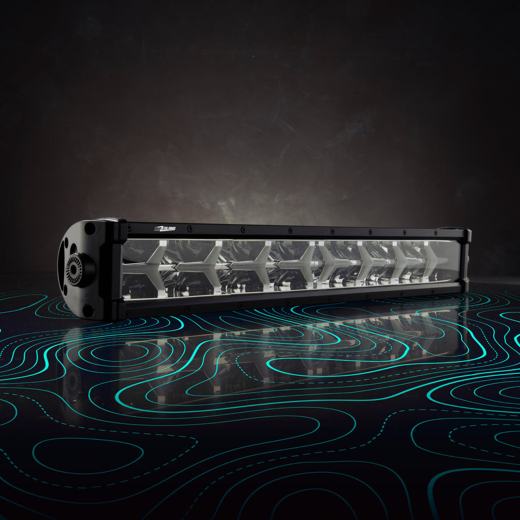 32 Inch LED light bar double row | DRL | Flatout Offroad NZ