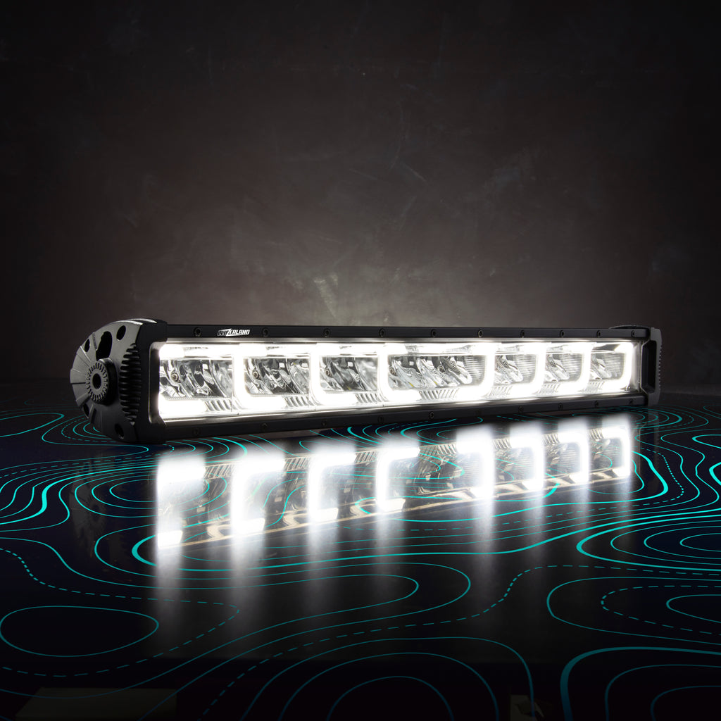32 Inch LED light bar single row | DRL | Flatout Offroad NZ